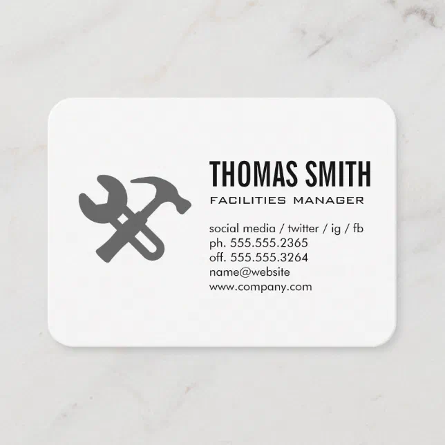 Tools Business Card | Zazzle