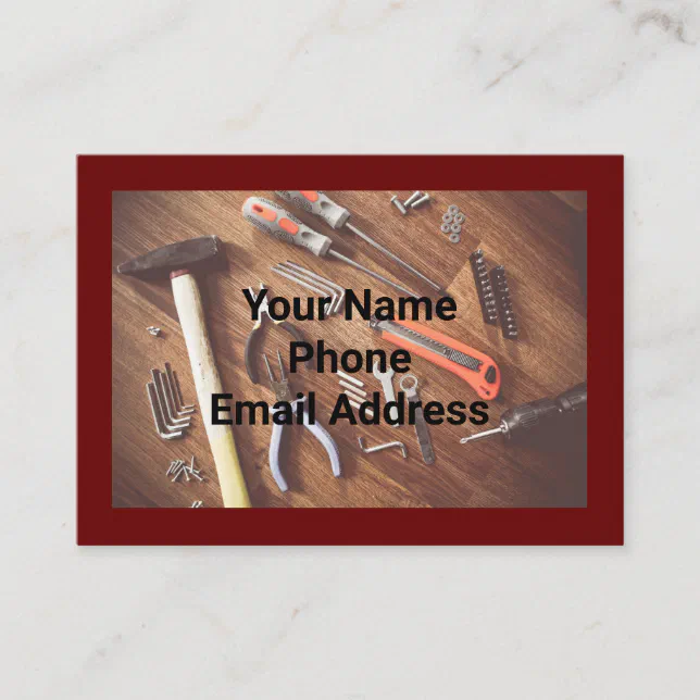 Tools Business Card | Zazzle