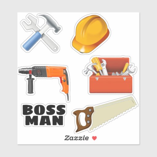 Tools Decal Stickers | Zazzle