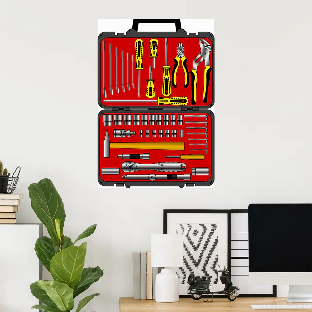 Tools In A Tool Box Poster | Zazzle