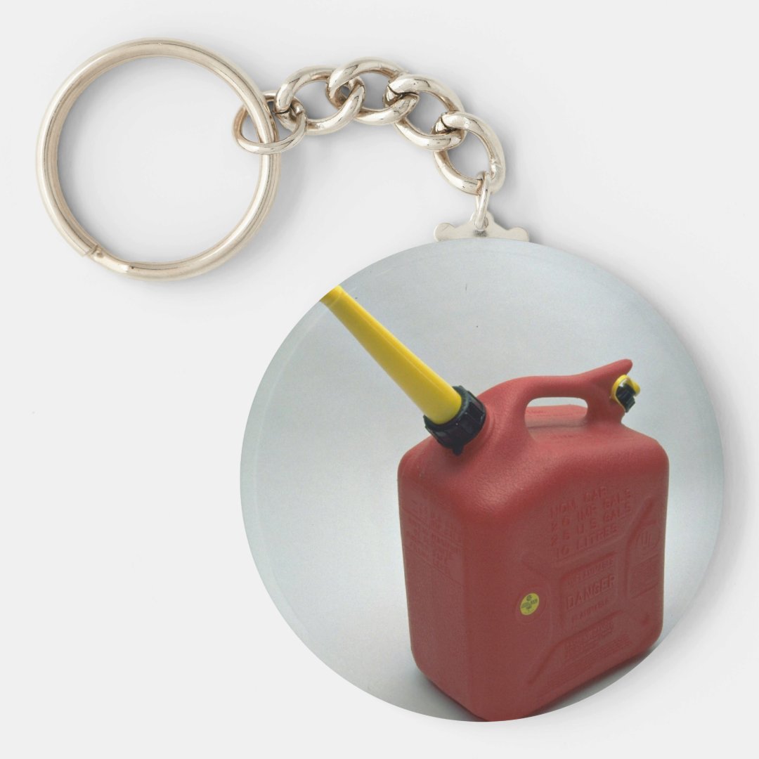 Tools of Trade- Red gas can Keychain | Zazzle