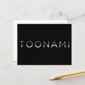 Toonami Split Font Logo Postcard | Zazzle