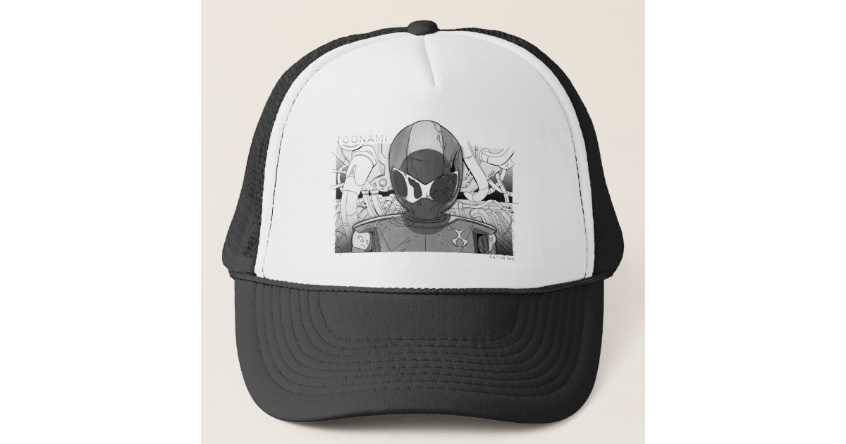 Toonami TOM 5 Countdown Comic Bumper Trucker Hat | Zazzle
