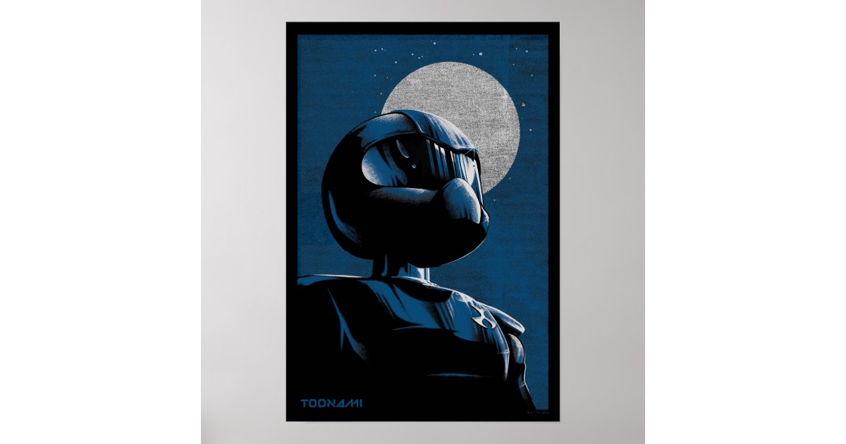 Toonami TOM 5 Moonlight Graphic Poster | Zazzle