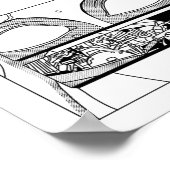 Toonami TOM 5 & SARA Comic Style Bumper Poster | Zazzle