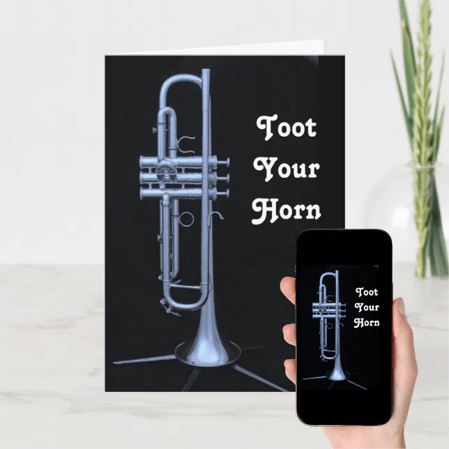 TOOT YOUR OWN HORN ON "YOUR BIRTHDAY" CARD | Zazzle