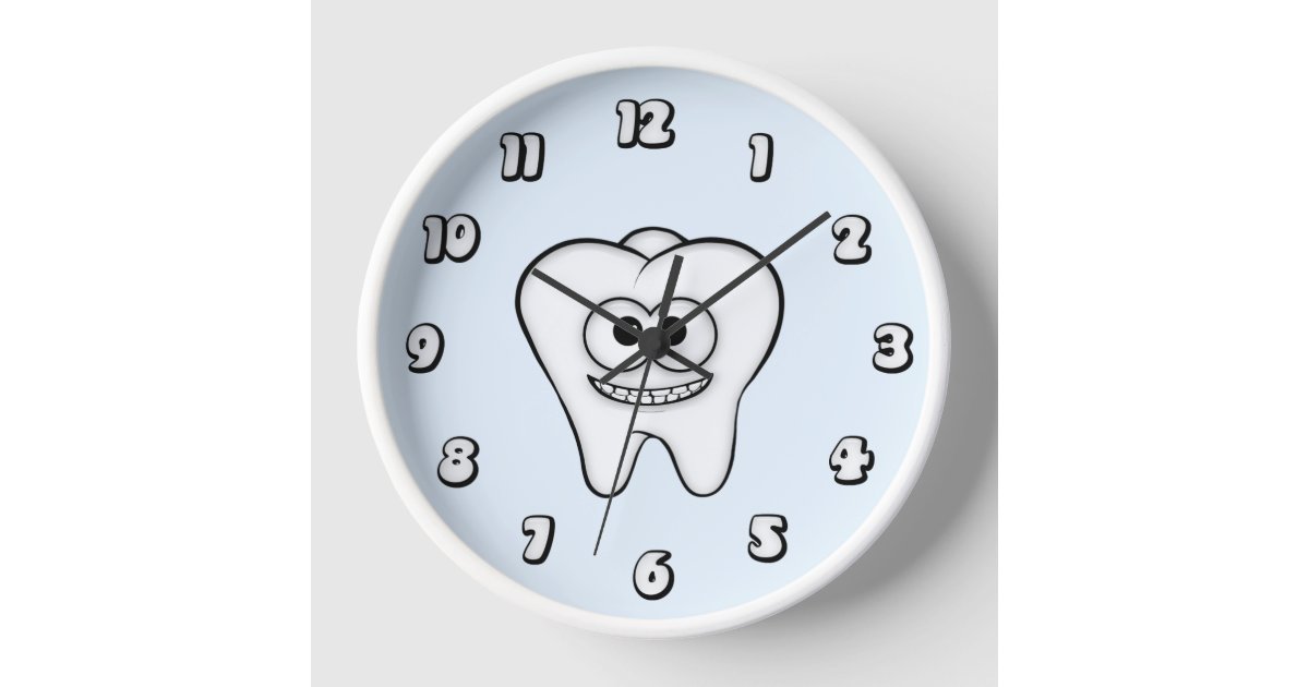 Tooth Clock | Zazzle