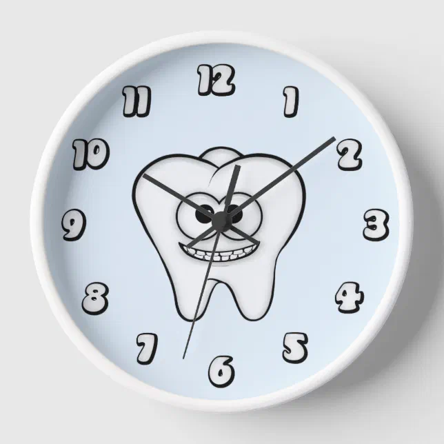 Tooth Clock | Zazzle