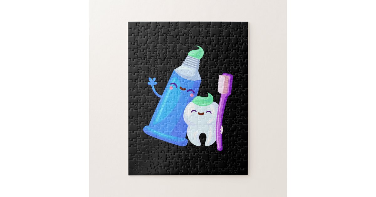 Tooth Dentist Cute Teeth Technician Hygienist Jigsaw Puzzle | Zazzle