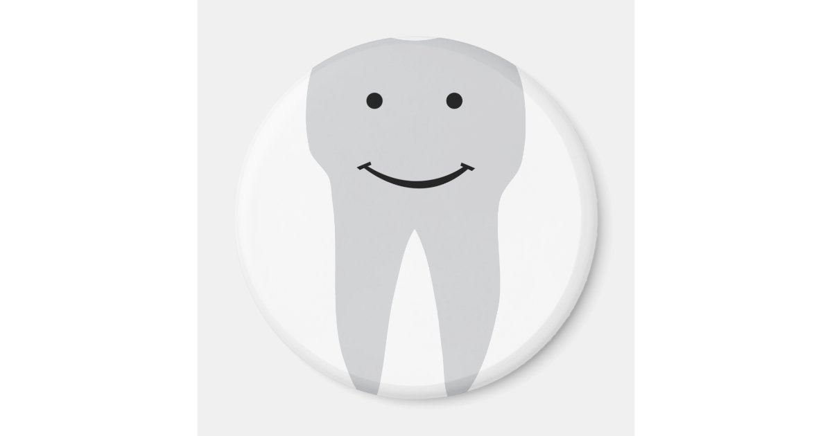 tooth dentist smile teeth magnet | Zazzle