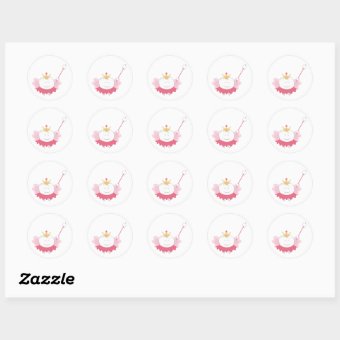 Tooth Fairy Classic Round Sticker | Zazzle