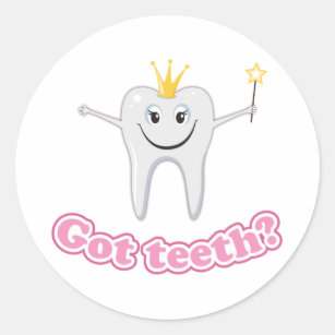 Tooth Fairy Stickers - 100% Satisfaction Guaranteed | Zazzle