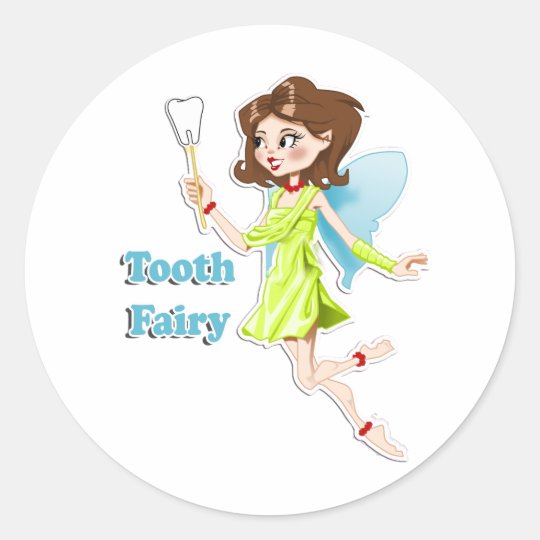 Tooth Fairy Keepsake Sticker | Zazzle.com