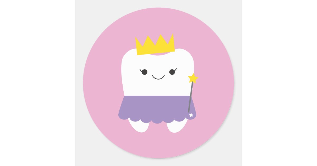 Tooth Fairy Sticker | Zazzle