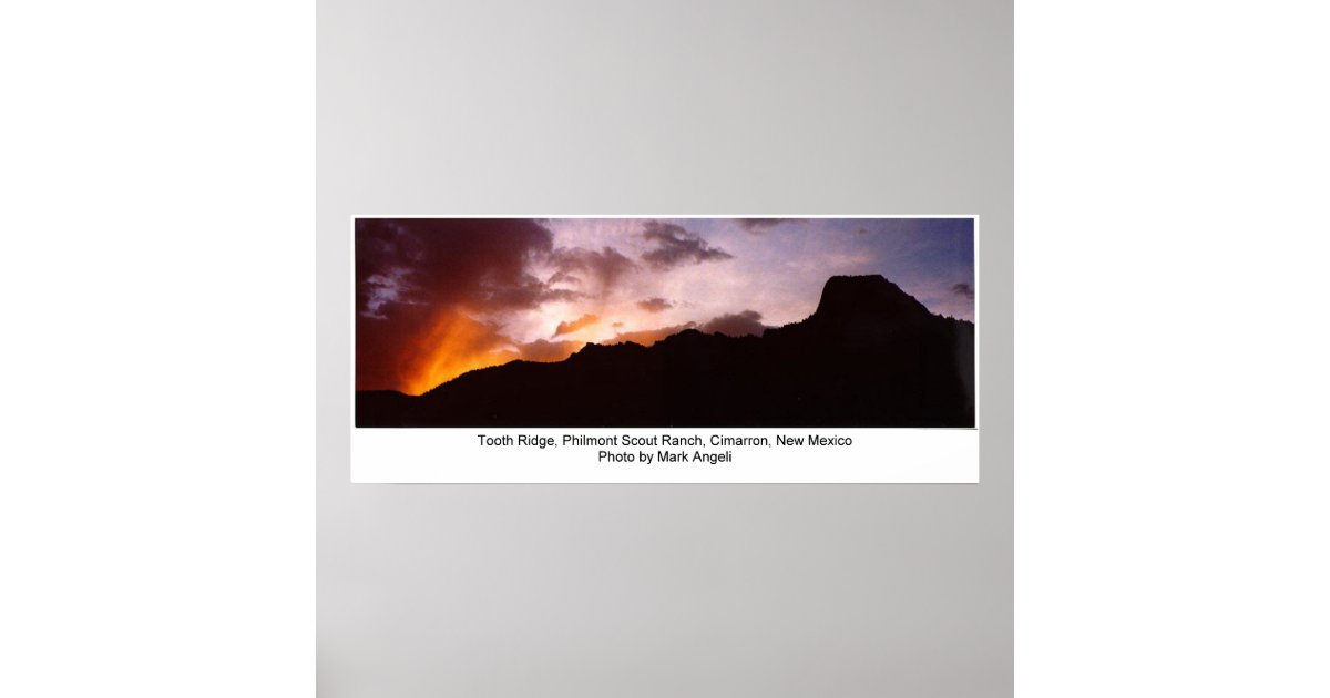 Tooth Ridge, Philmont Scout Ranch Poster | Zazzle