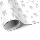Tooth wallpaper for dentist wrapping paper | Zazzle