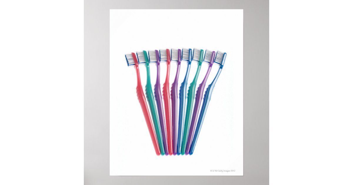 Toothbrushes Poster | Zazzle