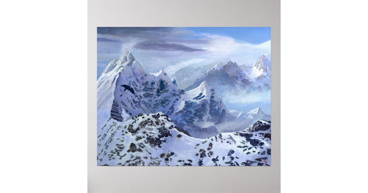Toothless Landscape Painting Poster | Zazzle