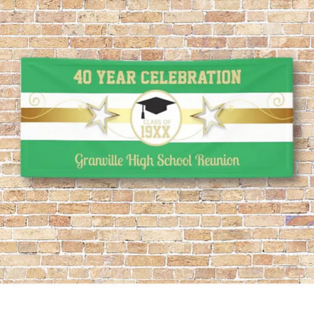 Top Choice! Edit the Year Class Reunion Banner | Zazzle