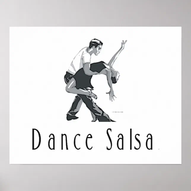 TOP Dance Salsa Poster | Zazzle