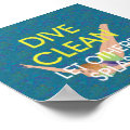 TOP Dive Clean Poster | Zazzle