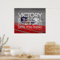 TOP Football Victory Slogan Poster | Zazzle