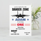 Top Gun Themed Birthday Invitation | Zazzle