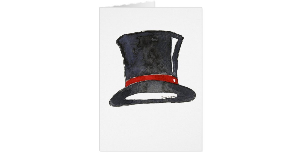 Top Hat Cards | Zazzle