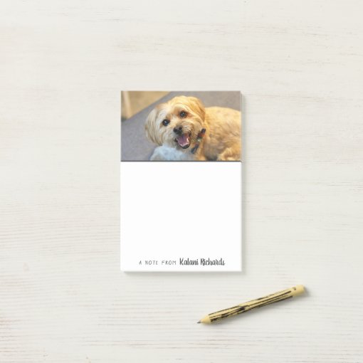 Top Photo Personalized Post-it Notes | Zazzle