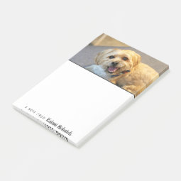 Top Photo Personalized Post-it Notes | Zazzle