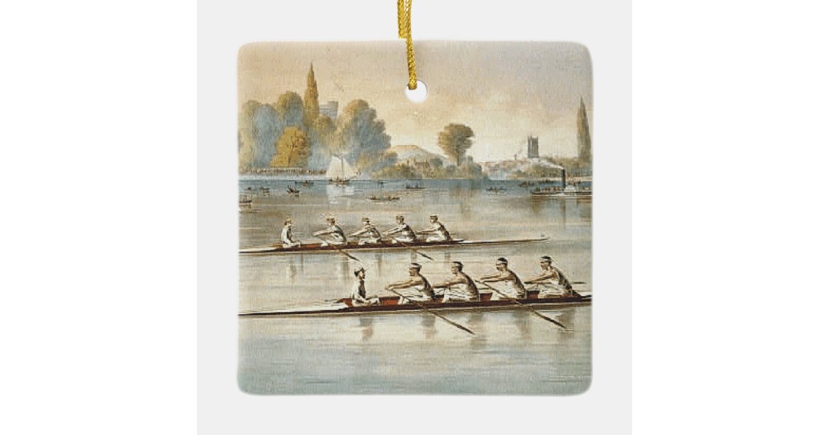 TOP Rowing Ceramic Ornament | Zazzle