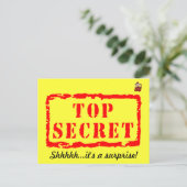Top secret birthday surprise party invitation | Zazzle