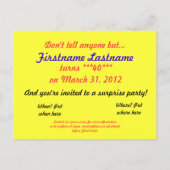 Top secret birthday surprise party invitation | Zazzle