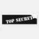 Top Secret bumper sticker | Zazzle