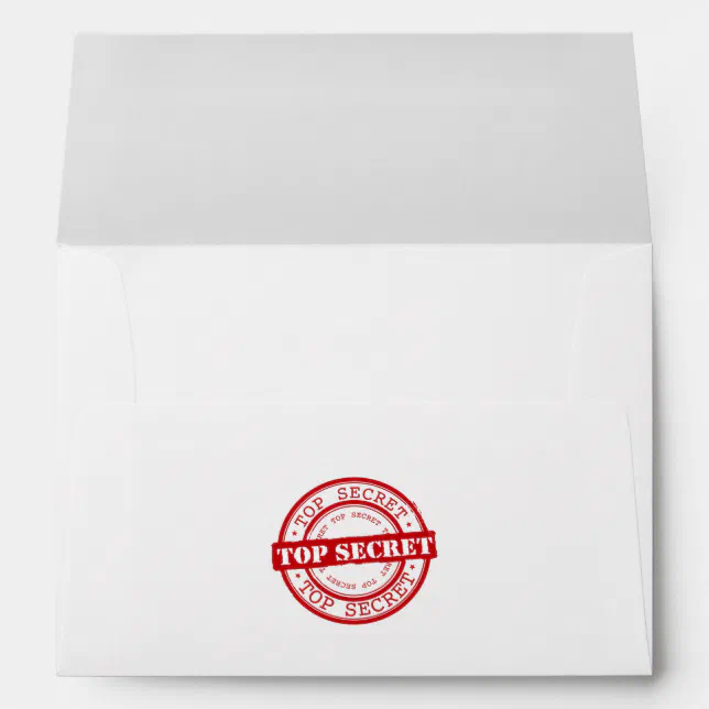 Top Secret Envelope | Zazzle