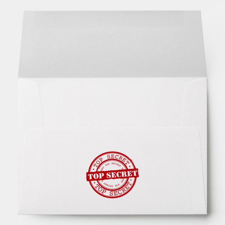 Top Secret Envelope | Zazzle