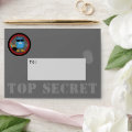 TOP SECRET MISSION Spy Party Envelope | Zazzle
