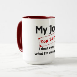 Top Secret Mug | Zazzle