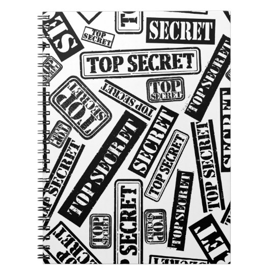 Top Secret Notebook | Zazzle.com