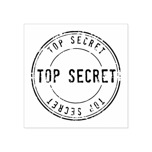 Top Secret Rubber Stamp | Zazzle