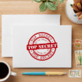 Top Secret Seal Envelope | Zazzle