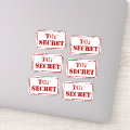 Top Secret Spy Sticker | Zazzle