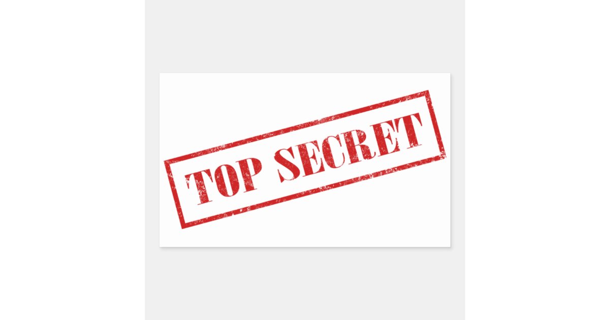Top Secret Stickers | Zazzle