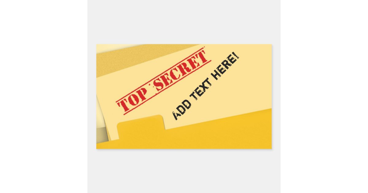 Top Secret Stickers | Zazzle