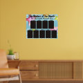 Top student of the month classroom photo display poster | Zazzle