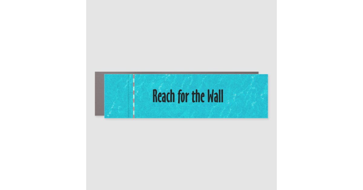 TOP Swim Team Slogan Car Magnet | Zazzle