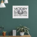 TOP Volleyball Victory Slogan Poster | Zazzle