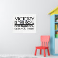 TOP Volleyball Victory Slogan Poster | Zazzle