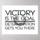 TOP Volleyball Victory Slogan Poster | Zazzle