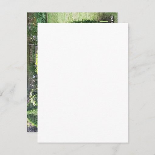 Topiary garden snail mail cute fun green postcard | Zazzle